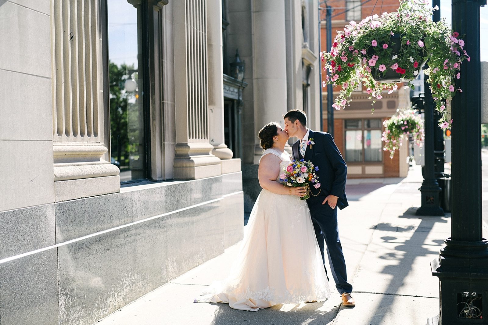 Intimate Wedding Ceremony at Union Square Tower | Warren OH | Nina ...