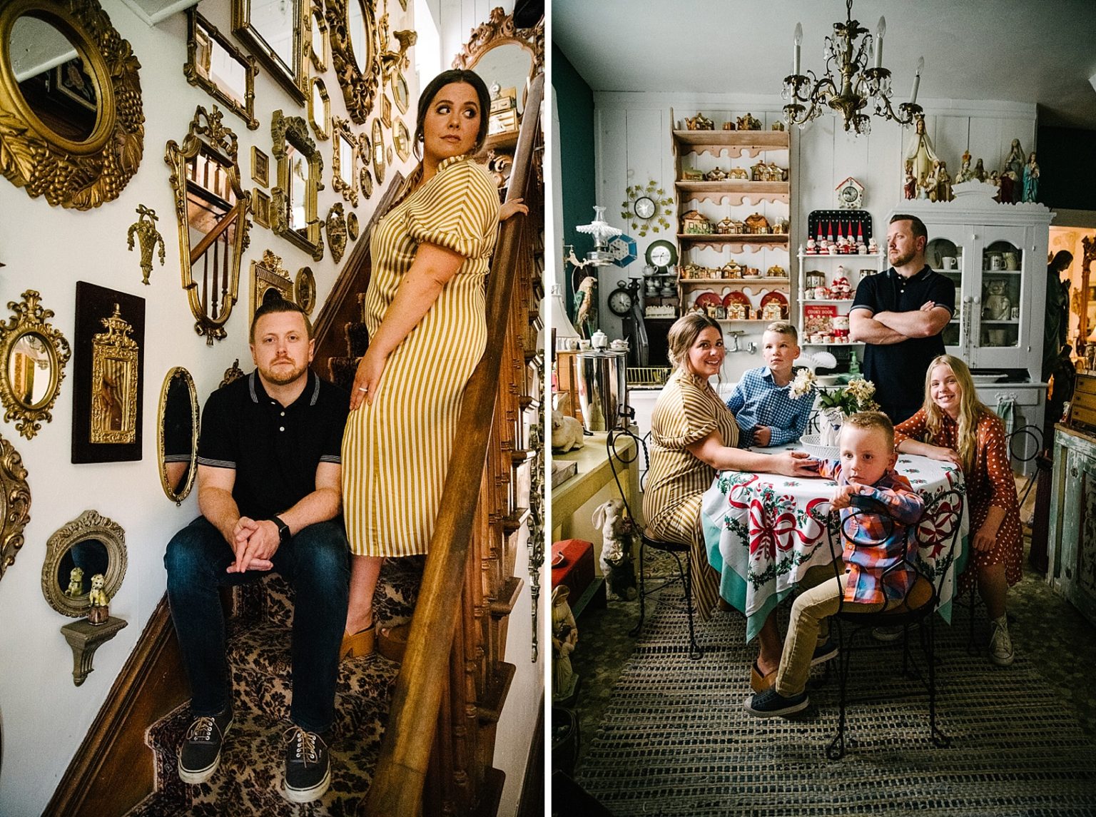 Quirky Maximalist Family Portrait Session | Columbiana OH